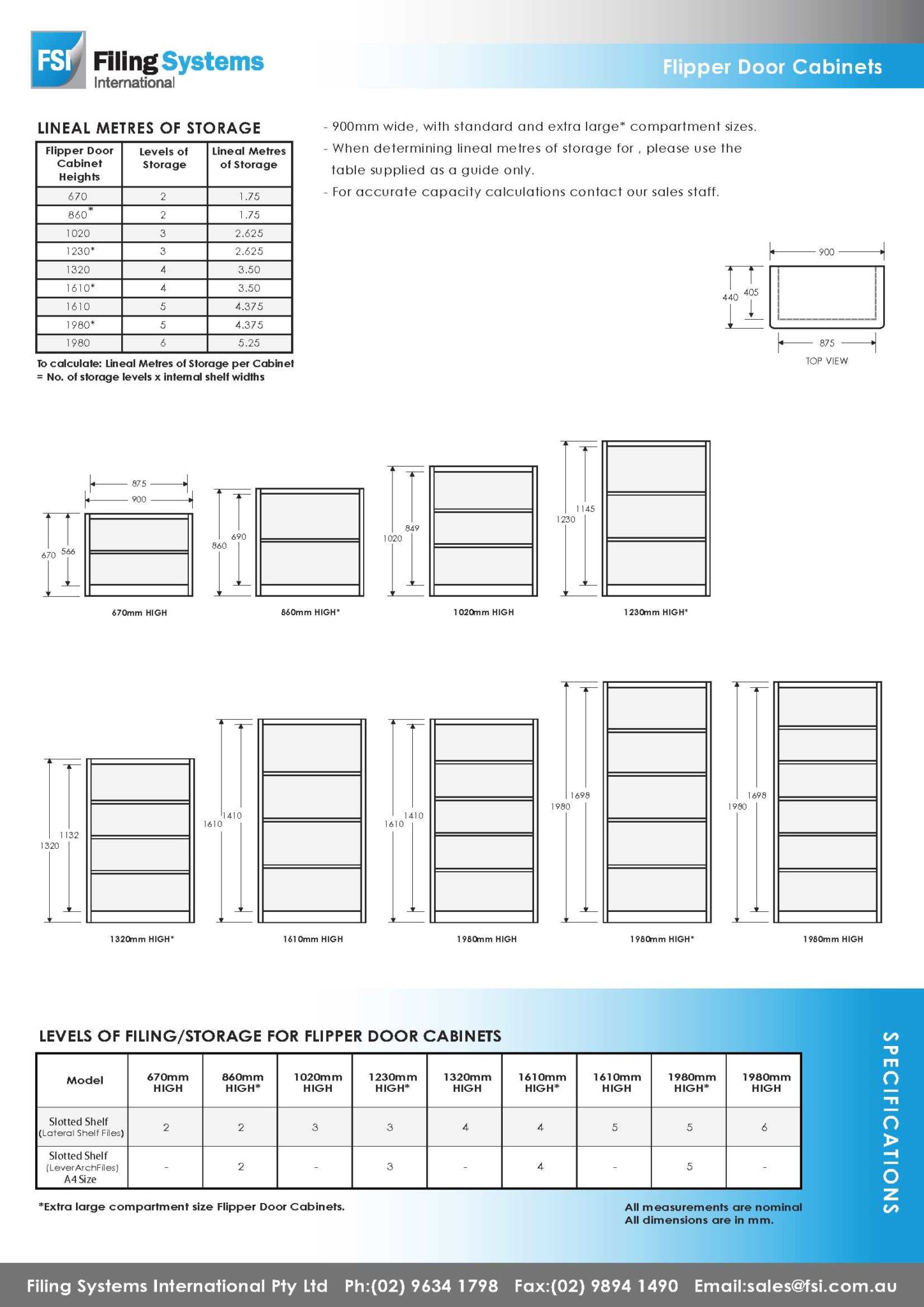 Catalogues | Filing Systems International