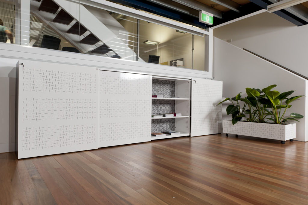 Sliding Door Cabinets | Filing Systems International